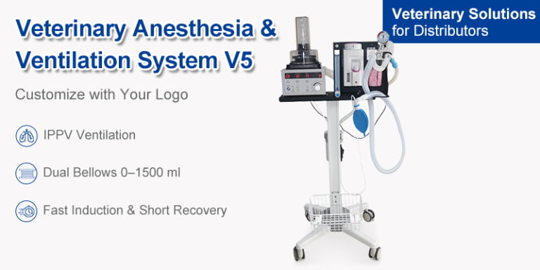 VET-V5 Animal Anesthesia Ventilator - Olivevet